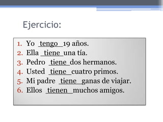 Clase de español 1 | PPTX