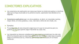 Clase de lengua y literatura conectores | PPTX