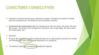 Clase de lengua y literatura conectores | PPTX