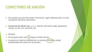 Clase de lengua y literatura conectores | PPTX