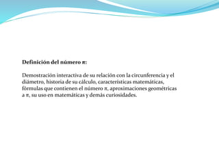 Clase de matemática del pi | PPTX
