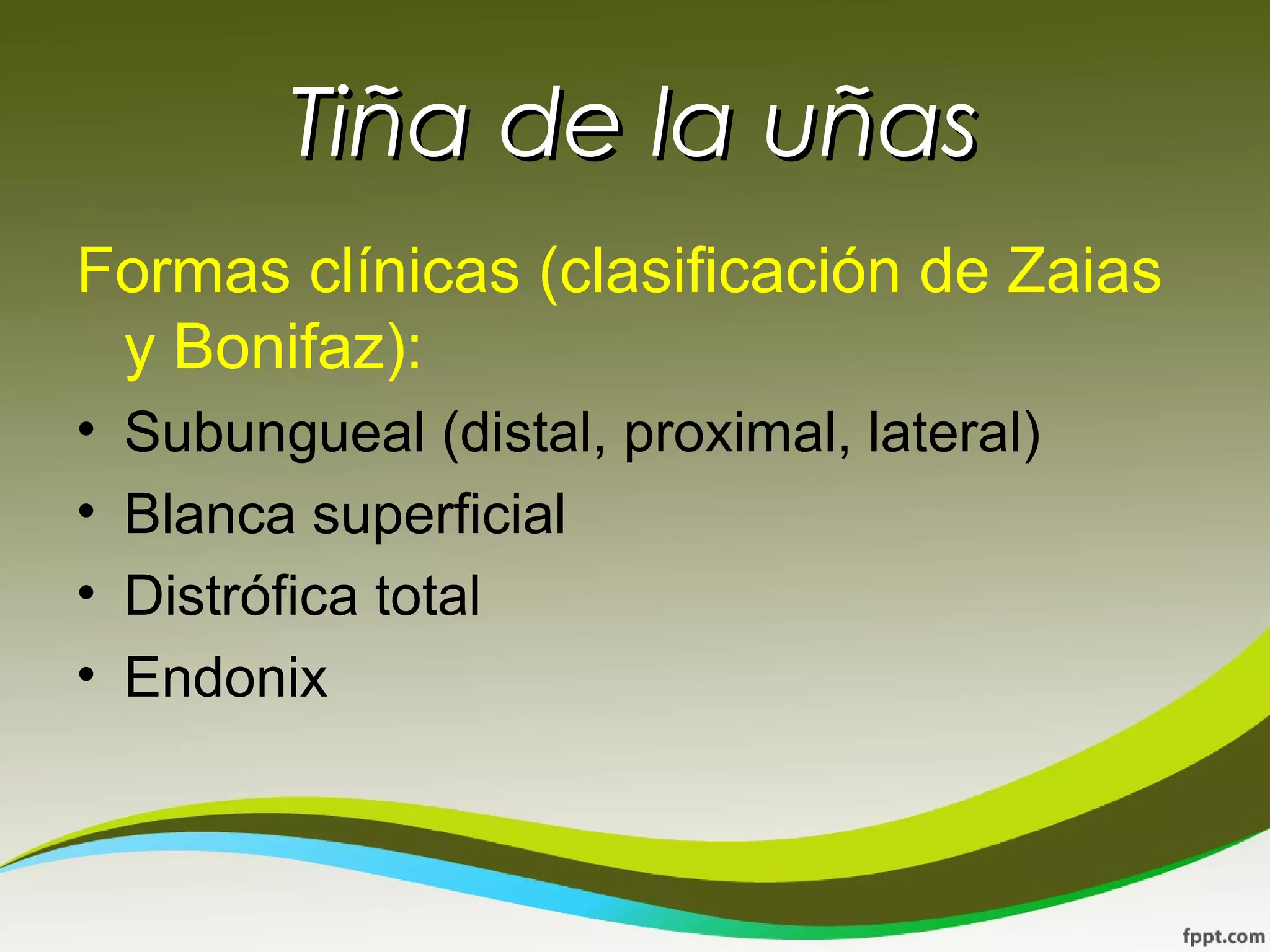 Clase de micosis superficiales | PPT