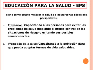 Clase de salud | PPT
