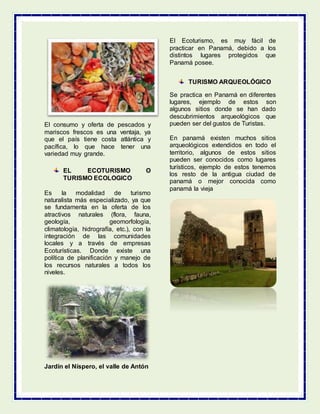 Clase de turismo en panamá .... | DOCX
