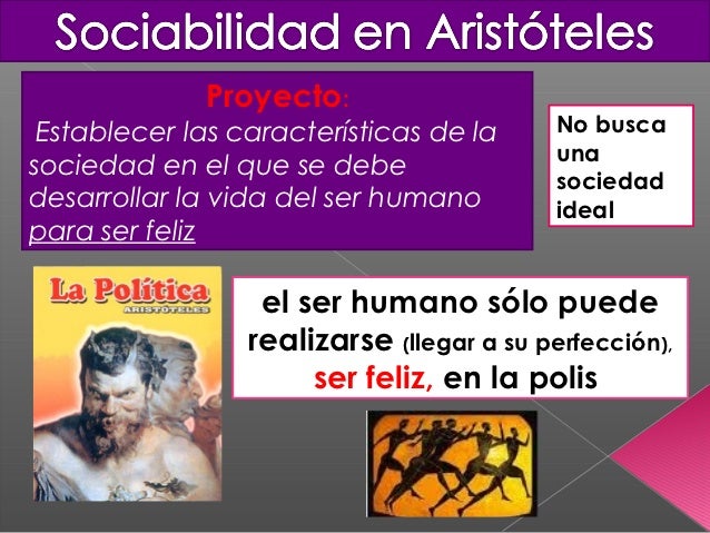 Aristóteles Y La Sociabilidad Humana
