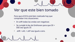 Electrocardiograma clases para recidentes | PPTX