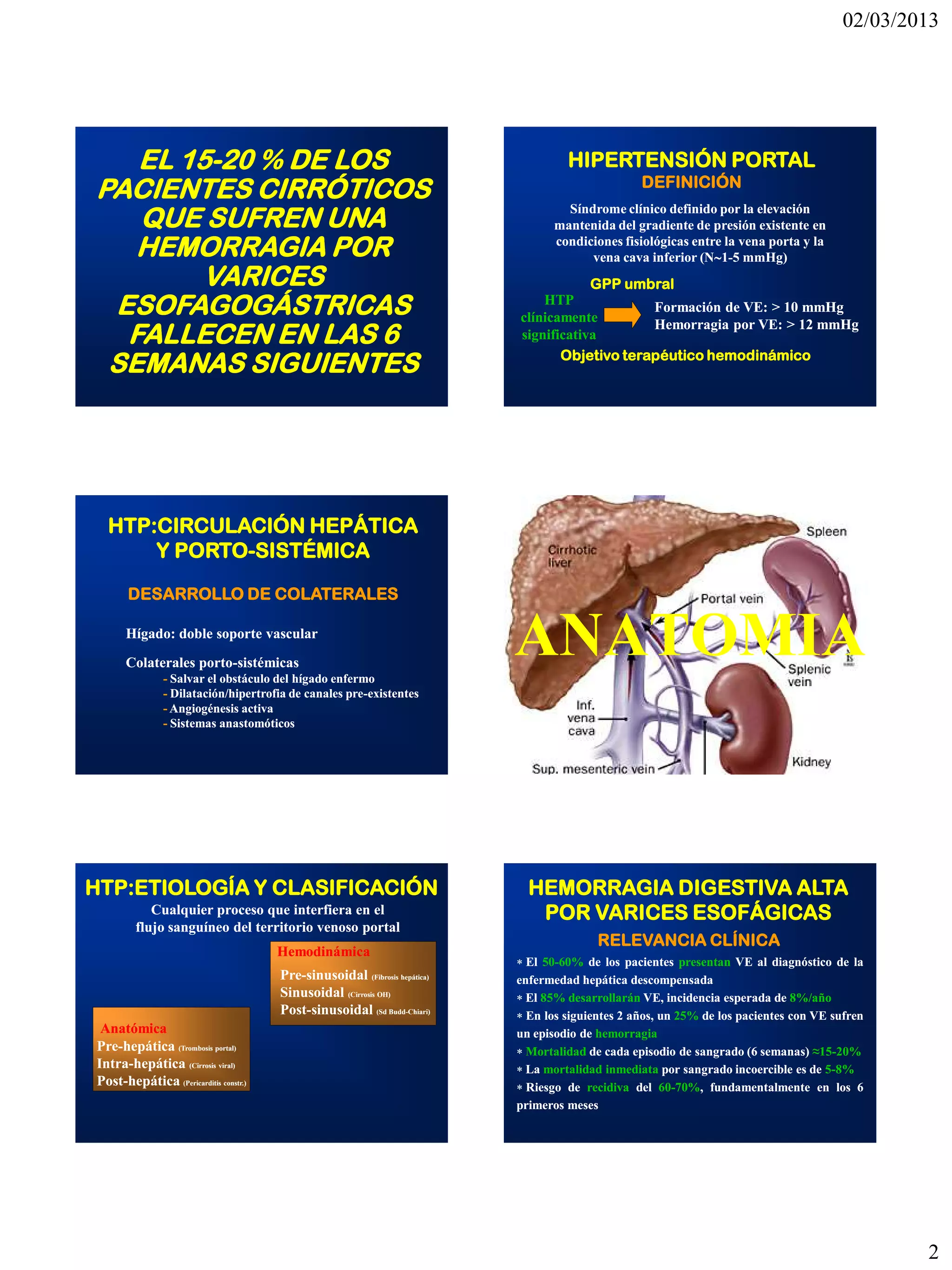 Clase enarm varices y ruptura esofagicas | PDF | Medical Health