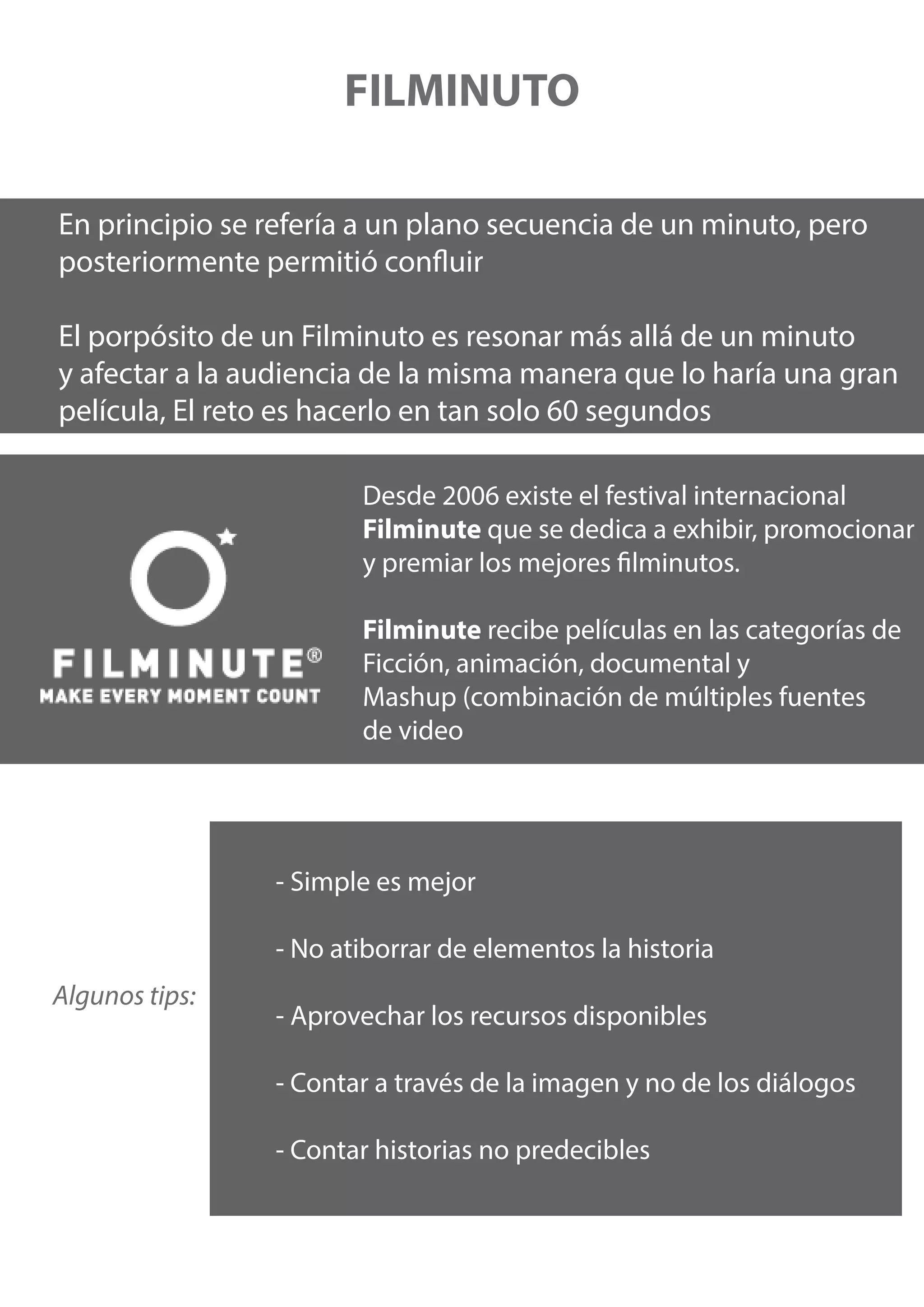 Clase filminuto | PDF