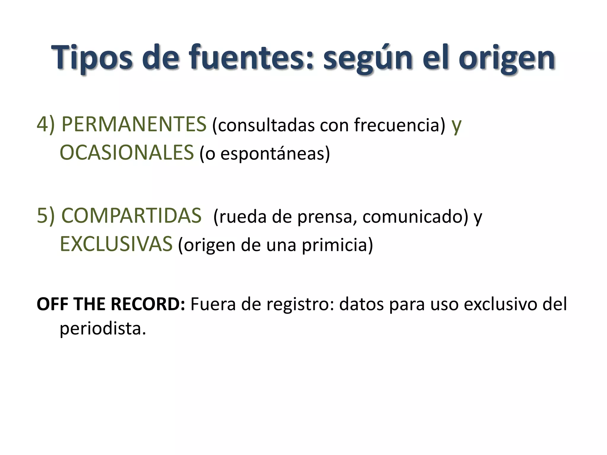 Clase fuentes de información | PPTX
