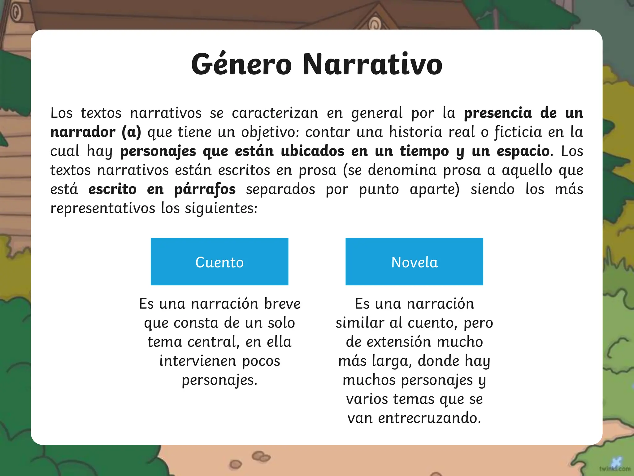 Clase número 10 género narrativo 6° básico | PPTX