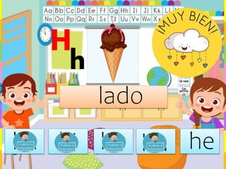 La letra h, juegos para segundo año para niños con caligrafía, juegos ...