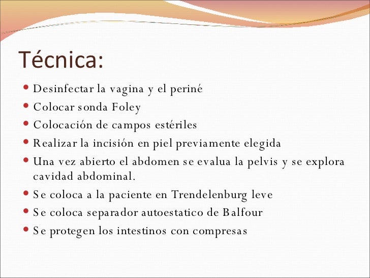 Histerectomia Abdominal Total
