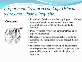 Clase ii en amalgama uasd 2010 1 restauradora | PDF