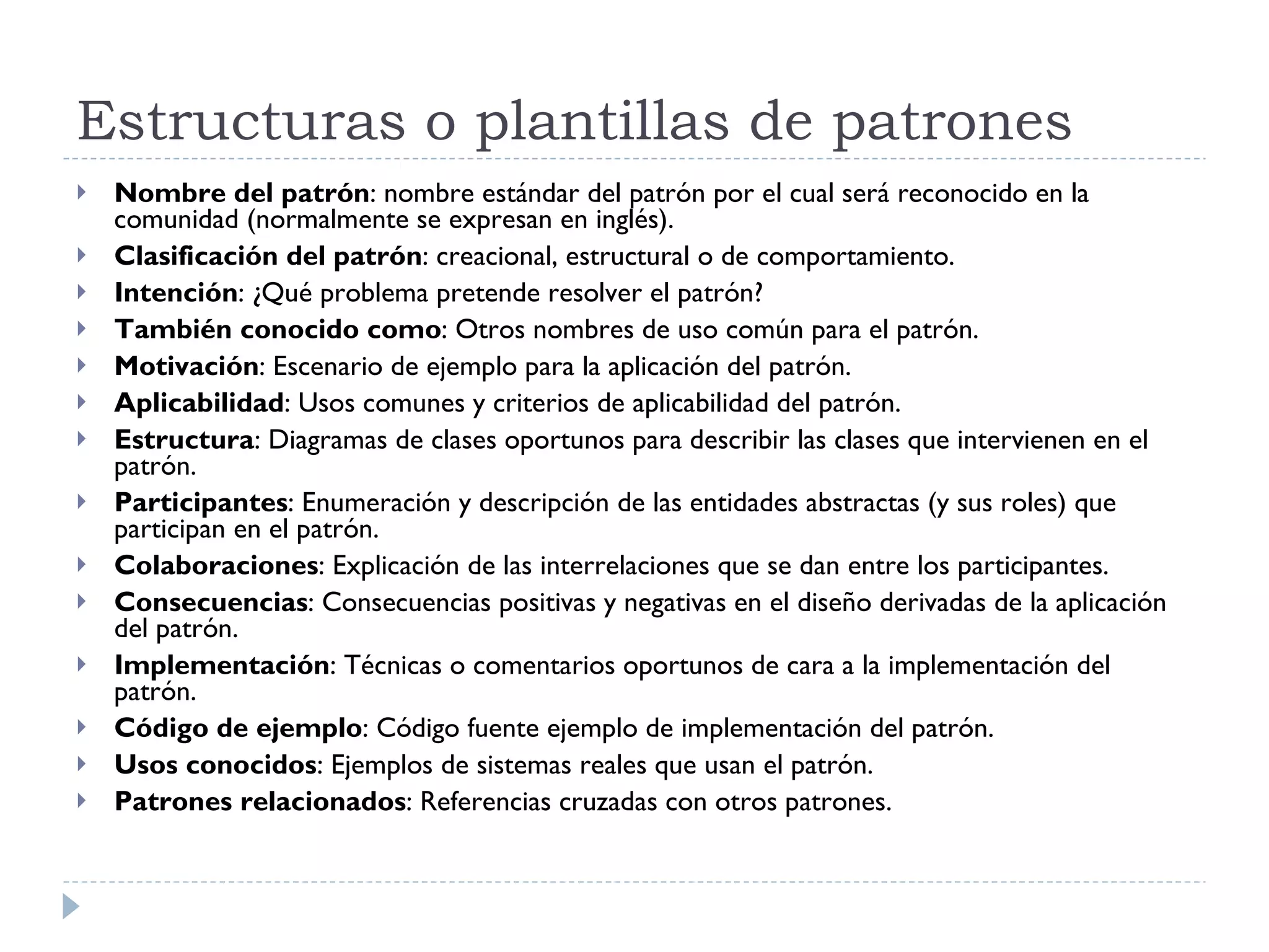 Introducción Patrones de Diseño | PPT