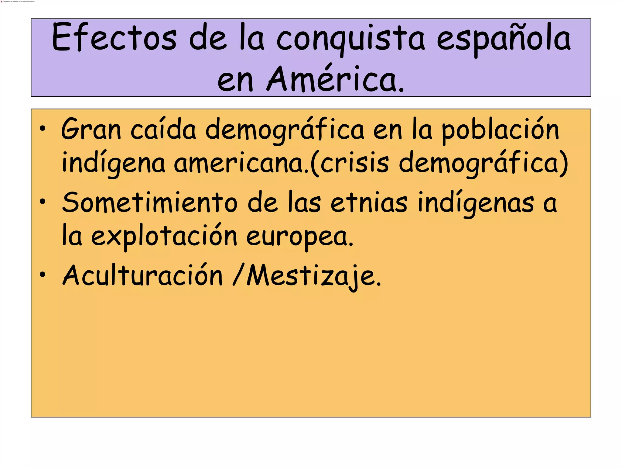 Clase impacto y consecuencias de la expansion europea en america | PPTX