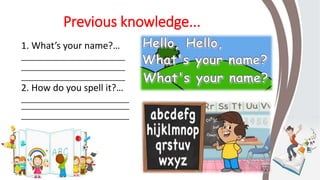 Clase ingles 3_03-07-18_personal information | PPTX