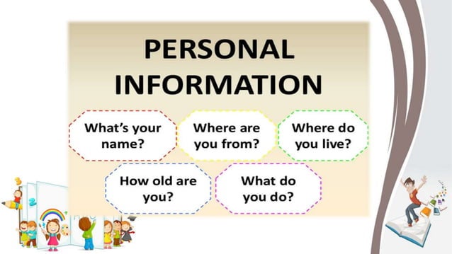 Clase ingles 3_03-07-18_personal information | PPT