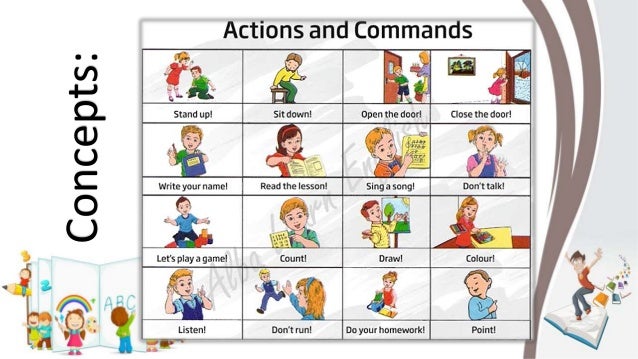 Clase ingles 3_03-21-18_commands and actions