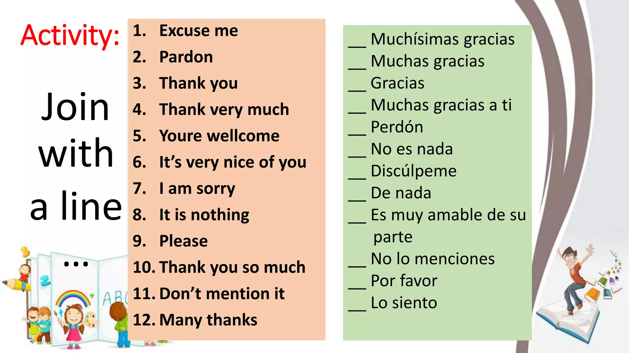 Clase ingles 3_04-11-18_magic words | PPTX