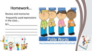 Clase ingles 3_04-11-18_magic words | PPT