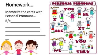 Clase ingles 4_03-12-19_personal pronouns | PPTX