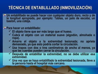 inmovilizacion y traslado en urgencias | PPT