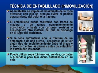 inmovilizacion y traslado en urgencias | PPT