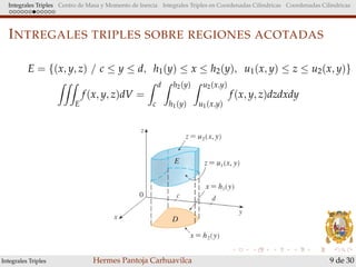 Clase integral triple | PDF