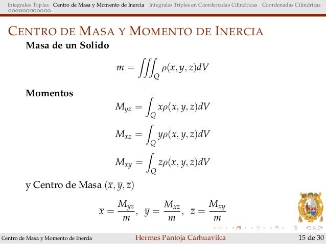 Clase integral triple