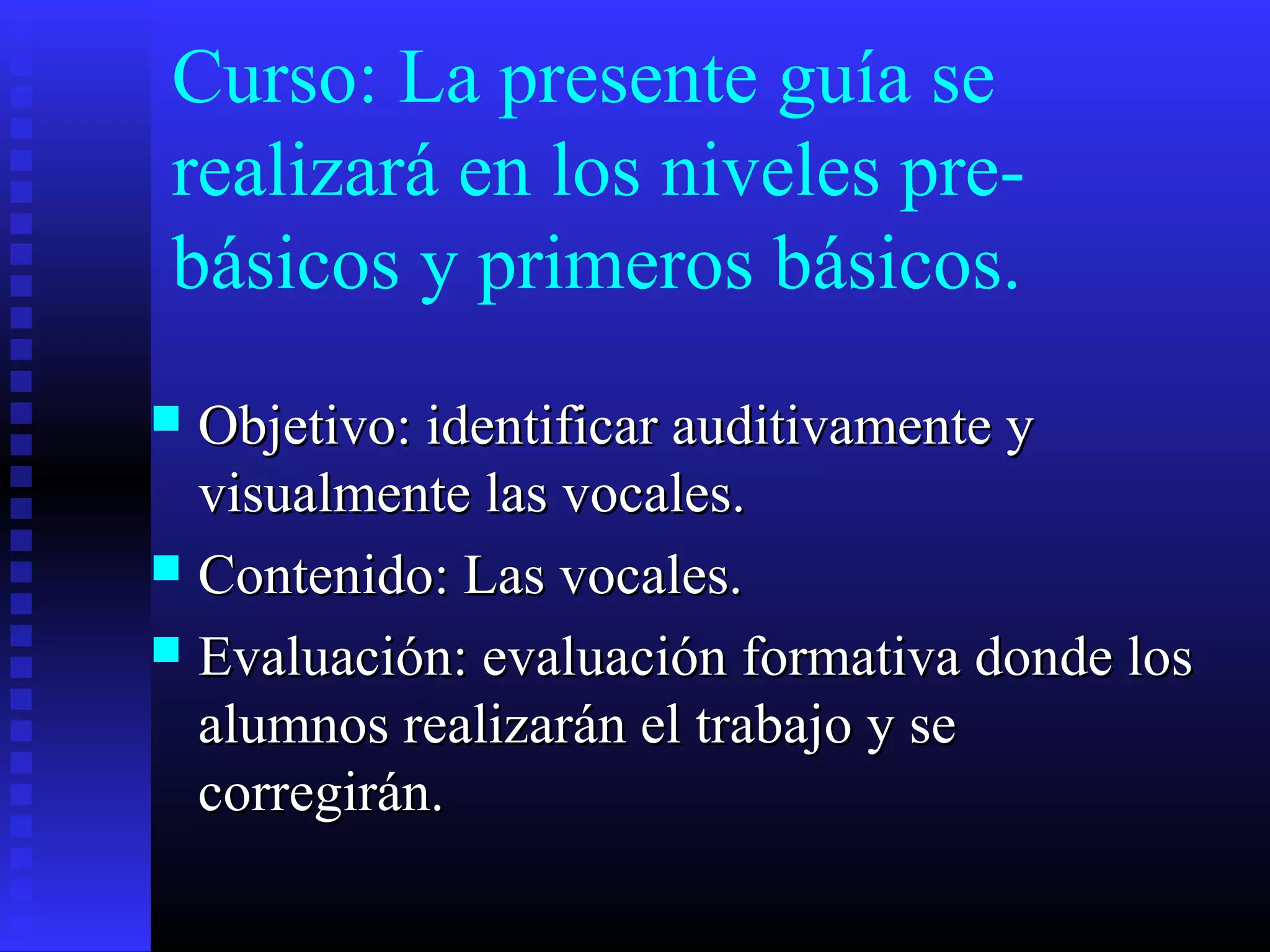 Clase las vocales (1) | PPT