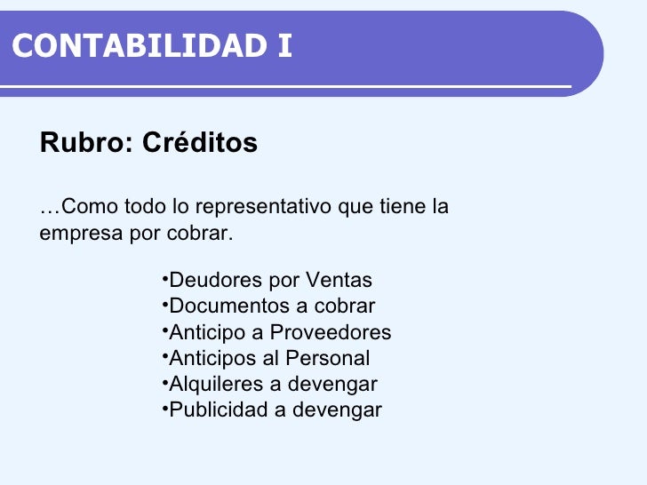 Que Significa Creditos En Contabilidad - creditounes