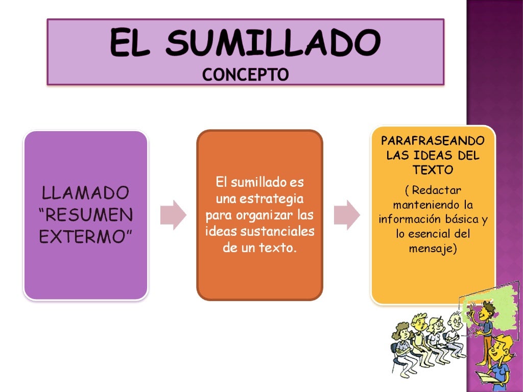 EL SUMILLADO Y EJEMPLOS