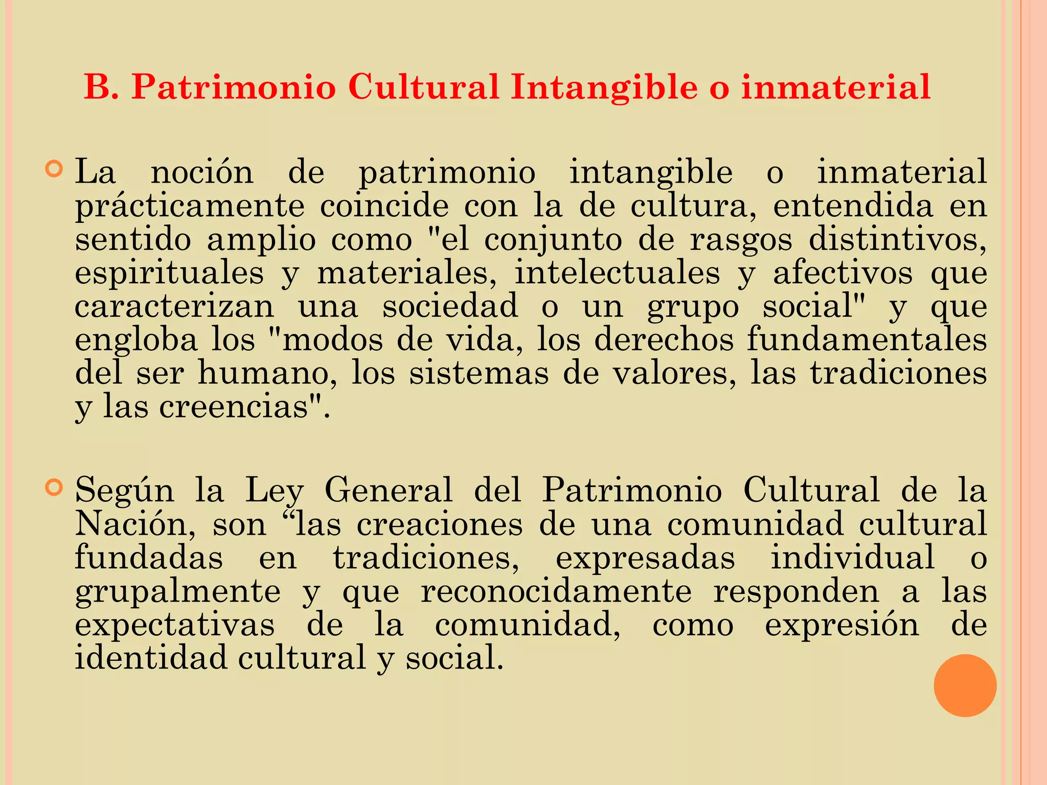 Clase n 07 de patrimonio cultural | PPT