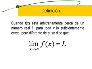 Clase Nº 1 Concepto Y Definicion De LíMite | PPT