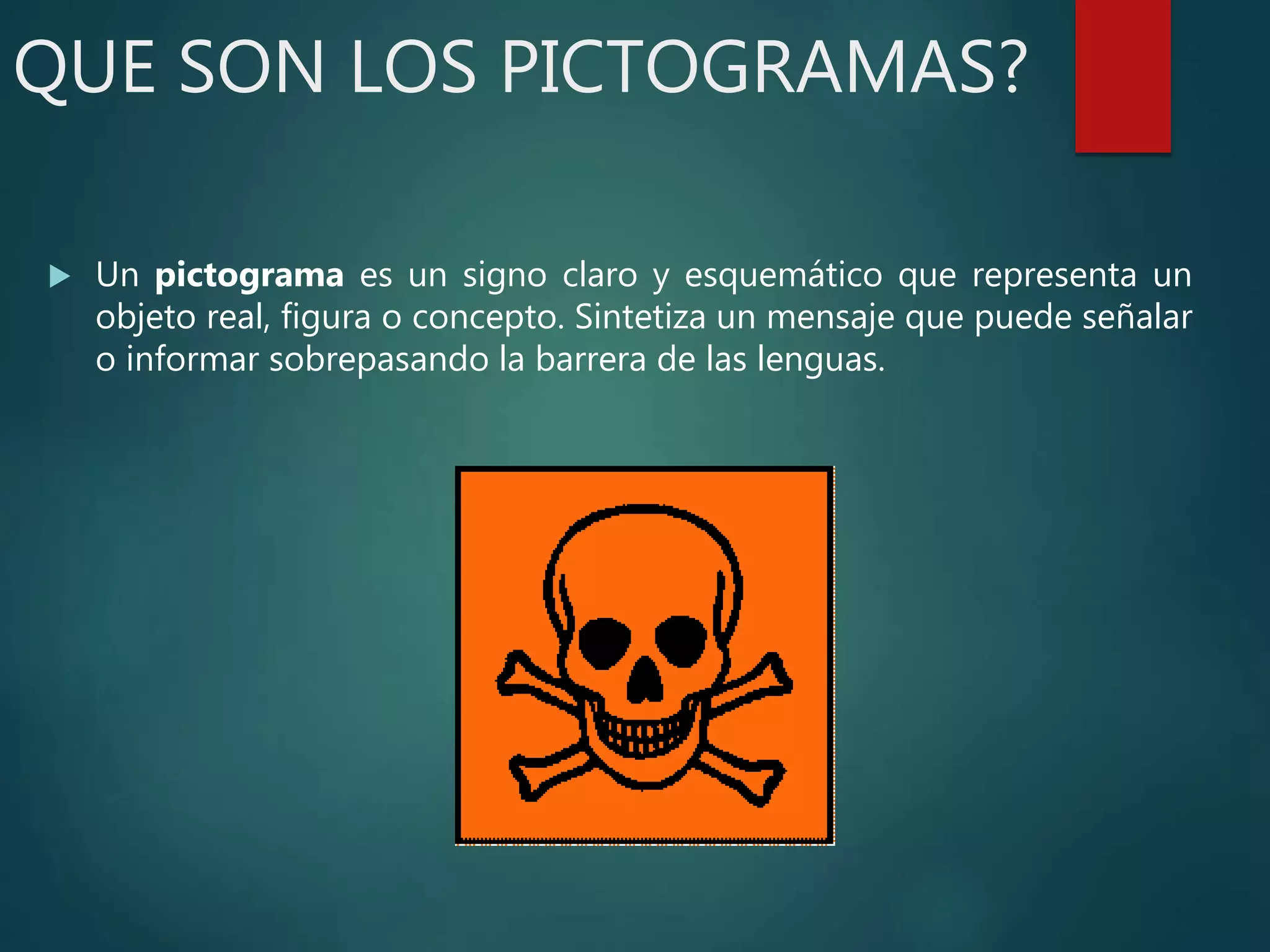 PICTOGRAMAS DE SEGURIDAD | PPTX