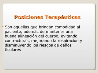 Clase Nº4b Posiciones Terapéuticas Ppt