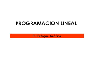 Clase Nº5 Programacion Lineal | PPT