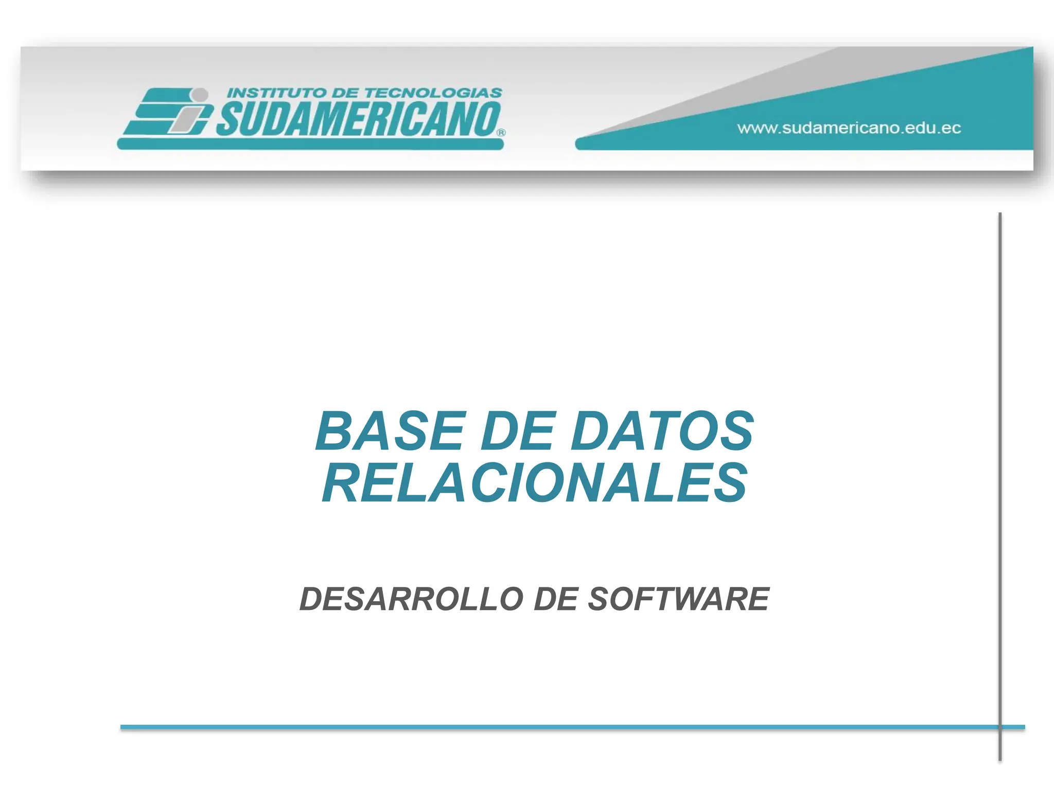 NORMALIZACIÓN: Tercera Forma Normal (3FN) | PPT