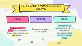 Características, elementos y figuras literarias presentes en los textos ...
