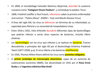 virologia medica, virus principales de importancia medica | PDF