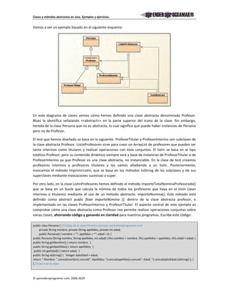 Clases abstractas java metodos abstract class api ejemplo ejercicio ...