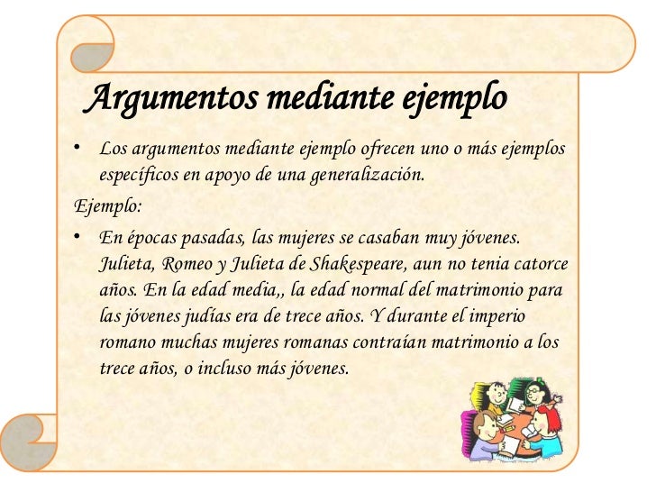 Clases de argumentación