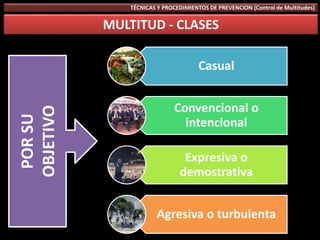 Clases de control de multitudes | PPTX