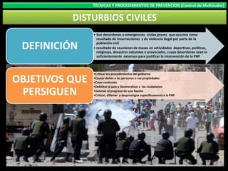 Clases de control de multitudes | PPTX