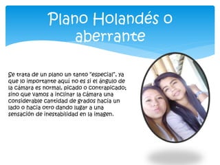Clases de planos y ángulos fotograficos | PPTX