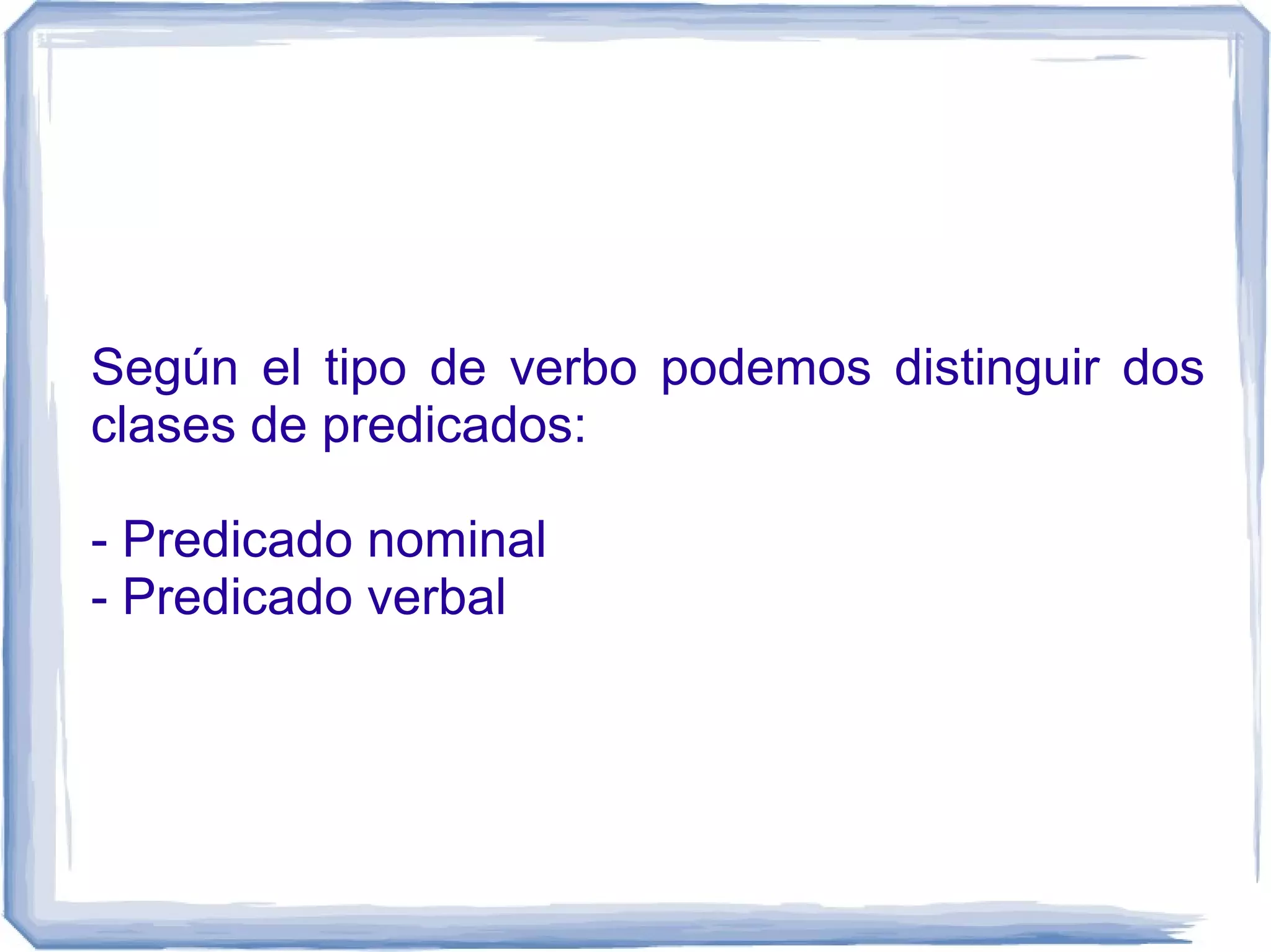 Clases de predicado | ODP