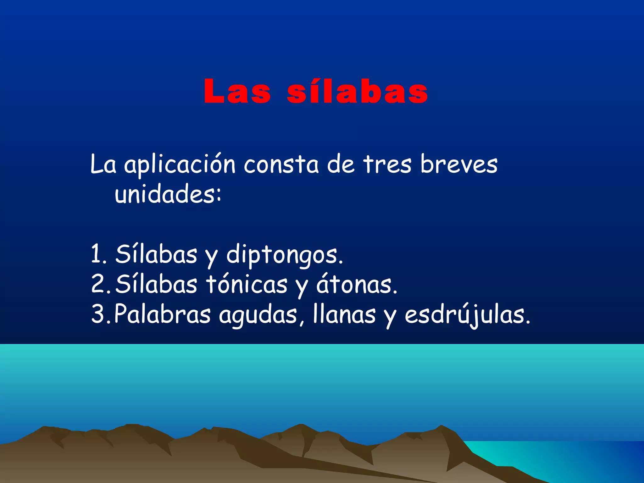 Clases de silaba | PPT