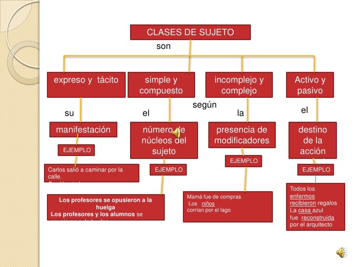 Clases de sujeto