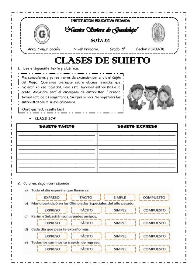 Clases de sujeto 24