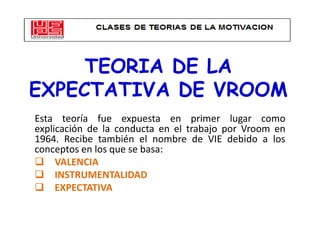 Clases de teorias de la motivacion | PPTX